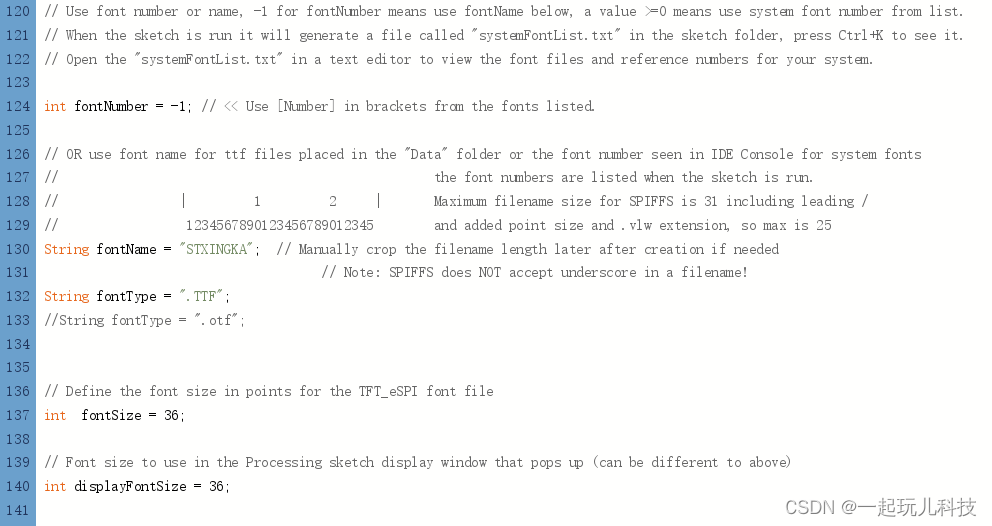 一起玩儿物联网人工智能小车（esp32）——61 基于tftespi库的13寸spi彩色显示屏的使用（st7789）（三）esp32 Processing制作中文字库 Csdn博客