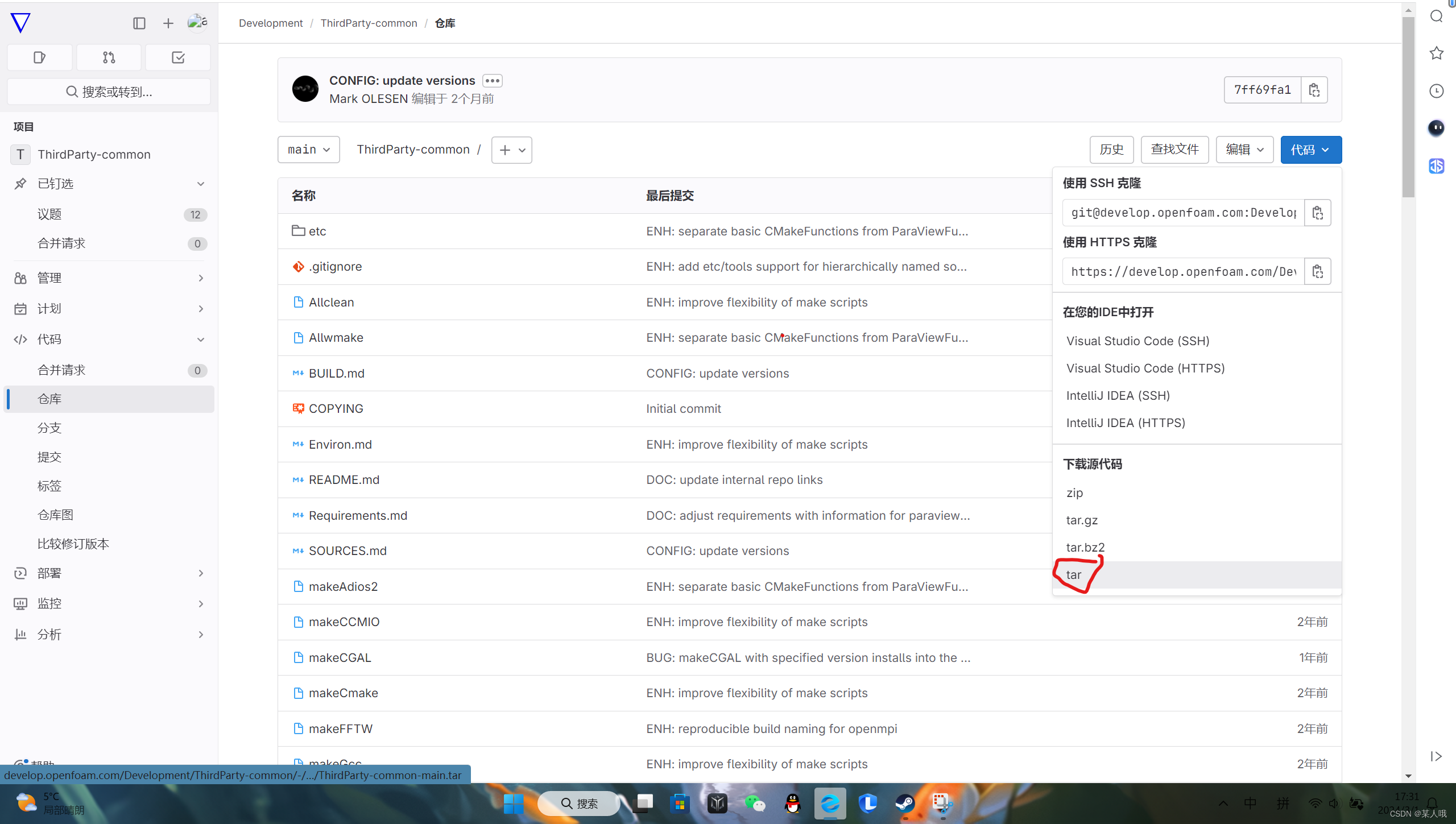 openfoam与GeN-Foam下载流程_openfoam下载-CSDN博客
