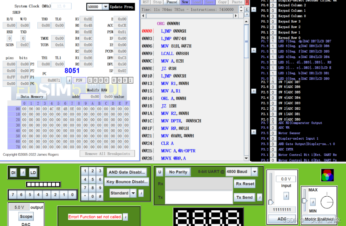 基于SDCC和Edsim51的代码仿真-CSDN博客
