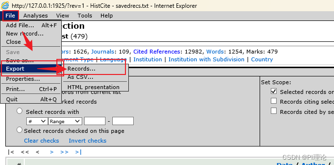 HistCite免安装使用（学习记录）-CSDN博客