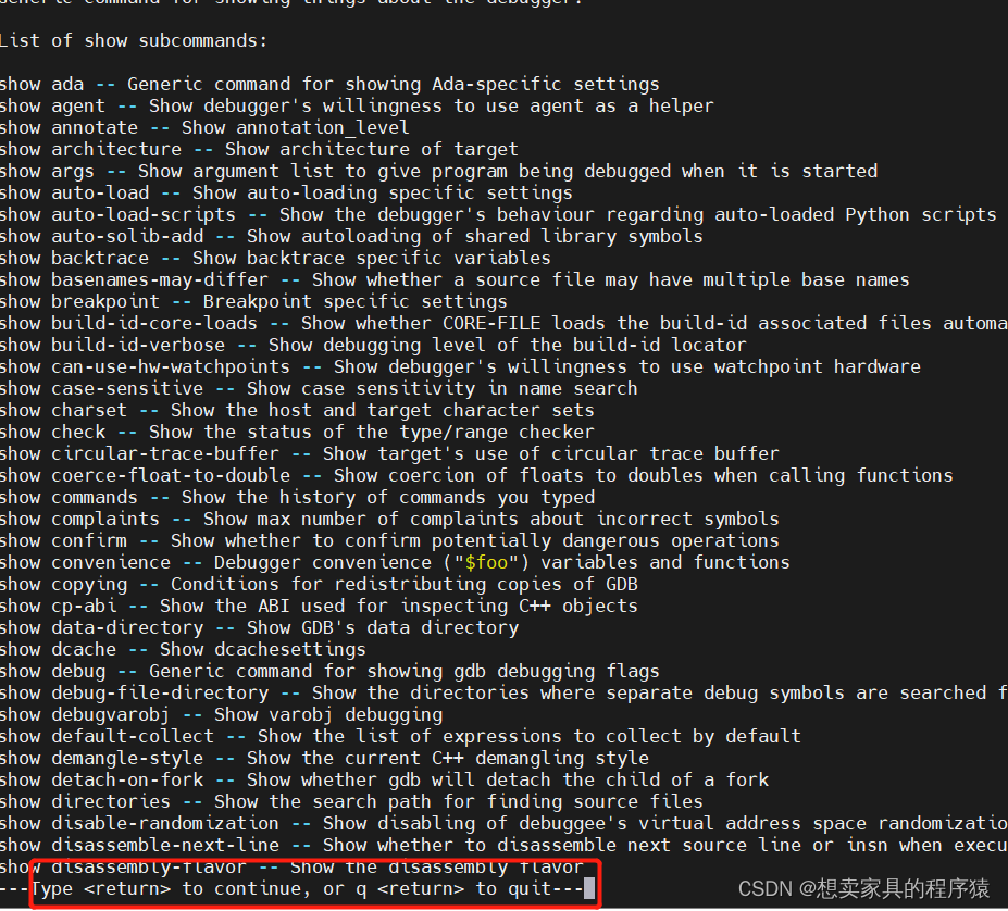 Linux下调试工具gdb命令行命令介绍gdb 命令行参数 Csdn博客