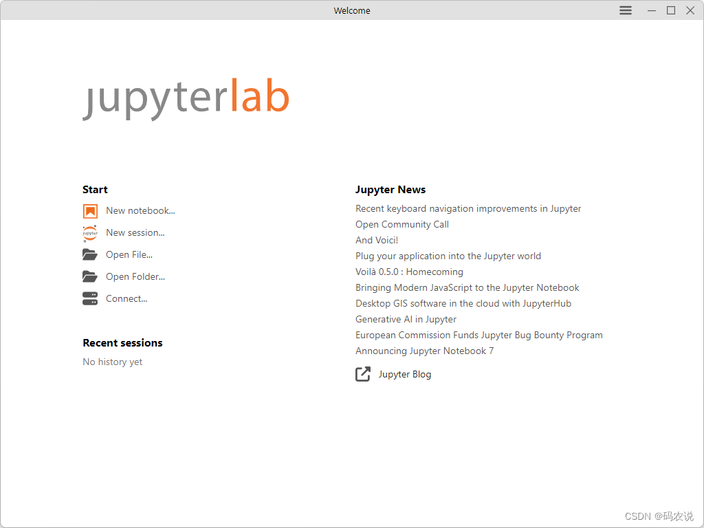 做据科学必备神器，安装2024年最新版JupyterLab Desktop桌面版，体验感很香-CSDN博客