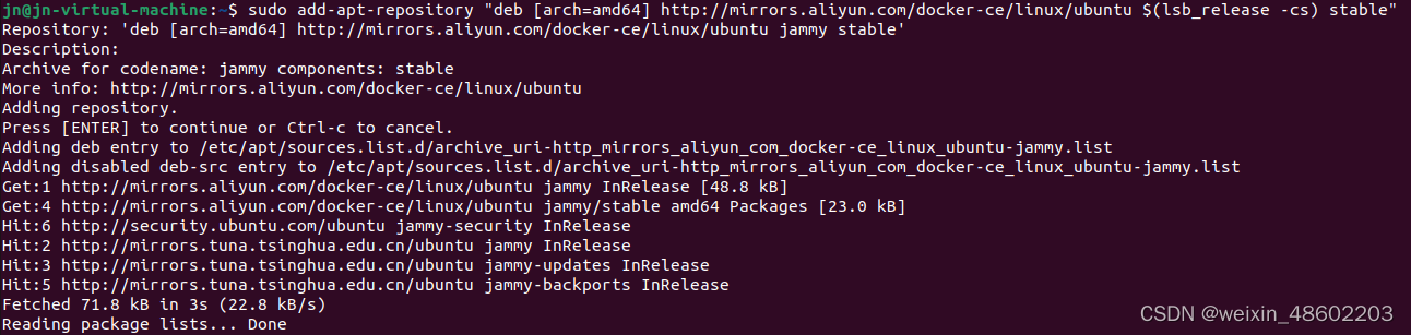 [linux小白] Ubuntu22安装Docker_ubuntu22 安装docker-CSDN博客