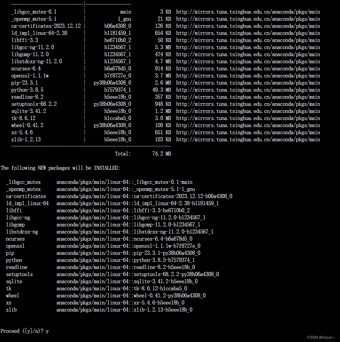CondaHTTPError: HTTP 000 CONNECTION FAILED for url ＜https://mirrors.ustc.edu.cn/anaconda/cloud ...