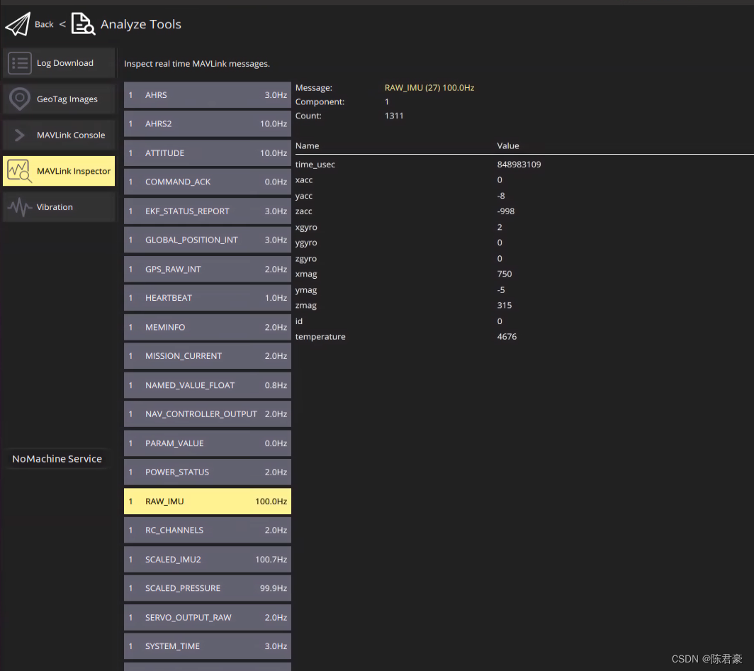 透過GQC調整pixhawk mini 4(PX4 Mini) 的IMU頻率_px4 gqc-CSDN博客