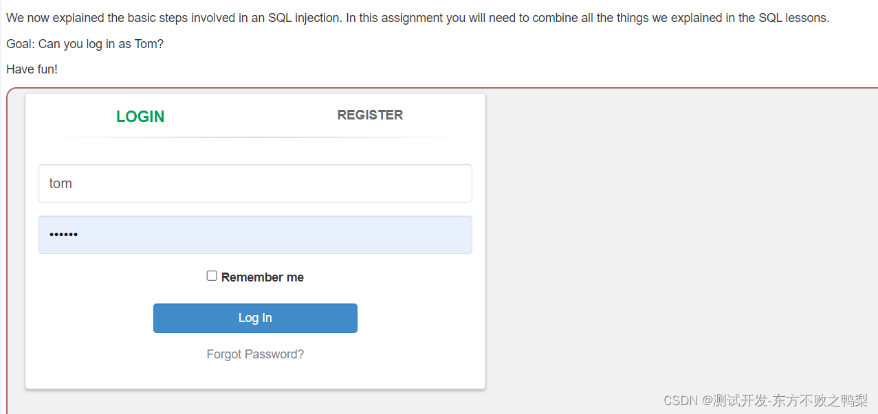 webgoat-（A1）SQL Injection_webgoat的a1-CSDN博客