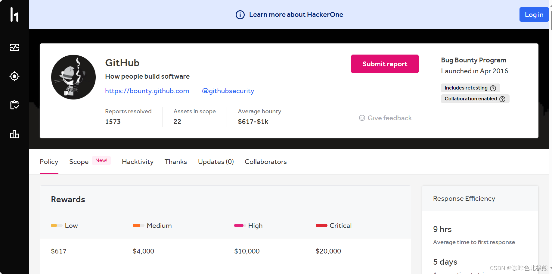 国外SRC导航（海外众测平台）_hackone-CSDN博客