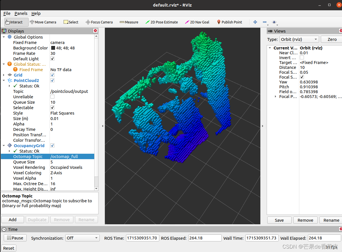 Ubuntu20.04下ORB-SLAM2稠密建图+octomap生成八叉树地图（下）_ubuntu20.04 安装 octomap-CSDN博客