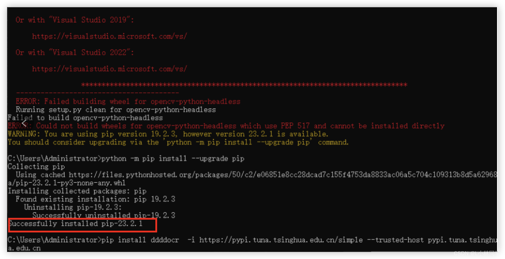 pip install问题解决方案总结&镜像源总结_pip install 版本-CSDN博客