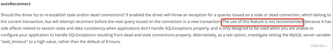 mysql 参数--关于wait_timeout和autoReconnect_mysql autoreconnect-CSDN博客