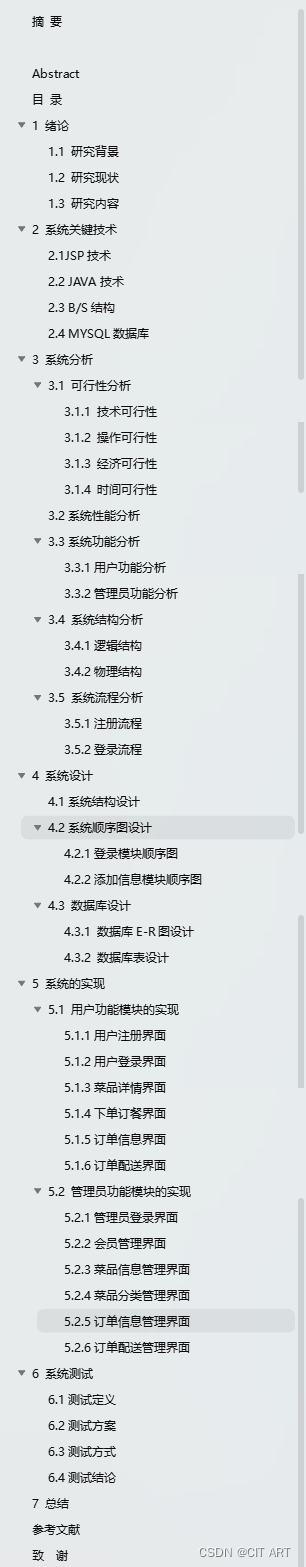 【java毕业设计】 基于spring Bootmysql的网上订餐系统设计与实现（程序源码） 网上订餐系统毕业设计餐饮下单模块 Csdn博客 