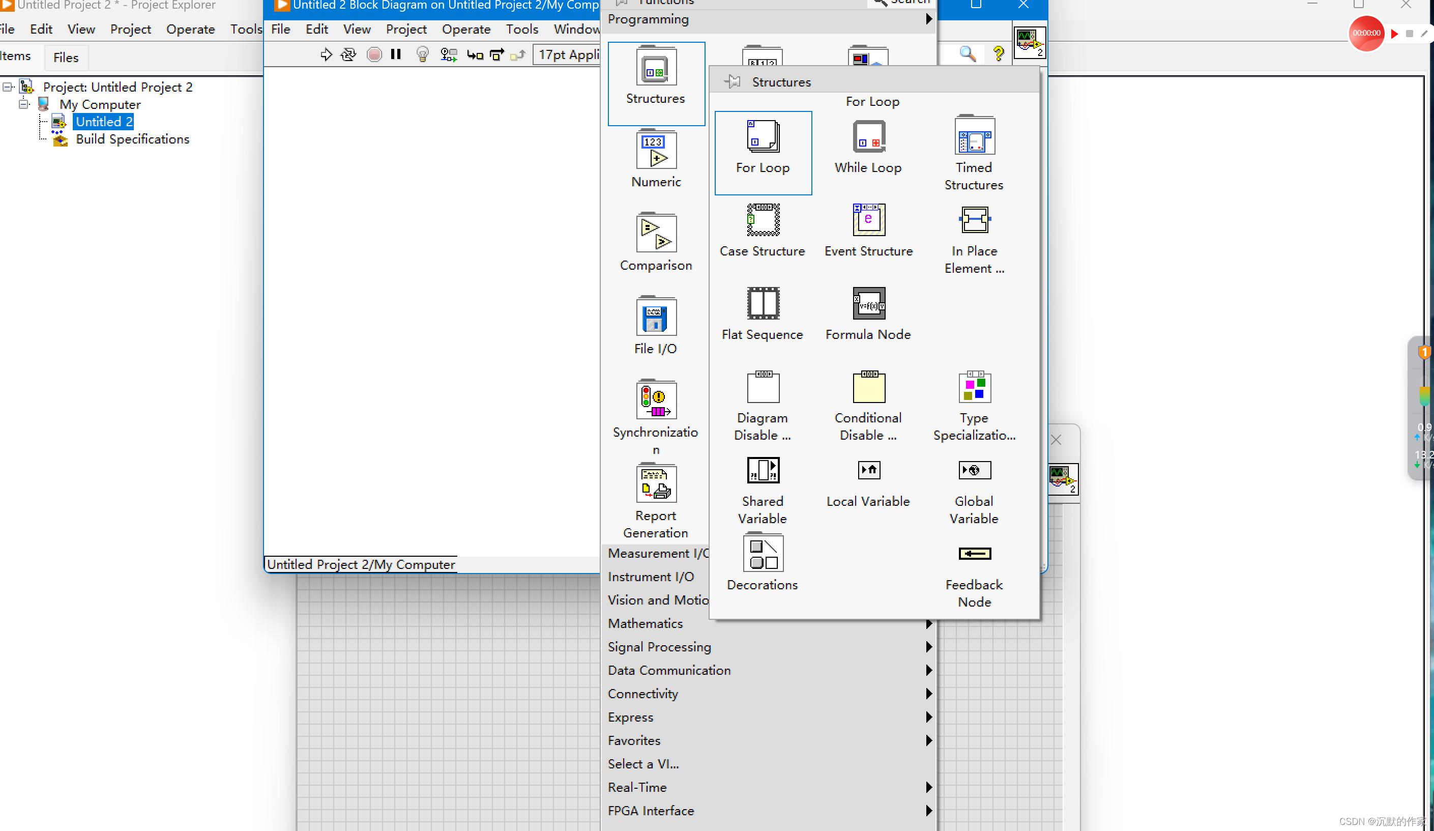 第十五个实验：For循环生成1-100整数的一维数组_labview创建一个vi程序,利用for循环生成100个随机数-CSDN博客