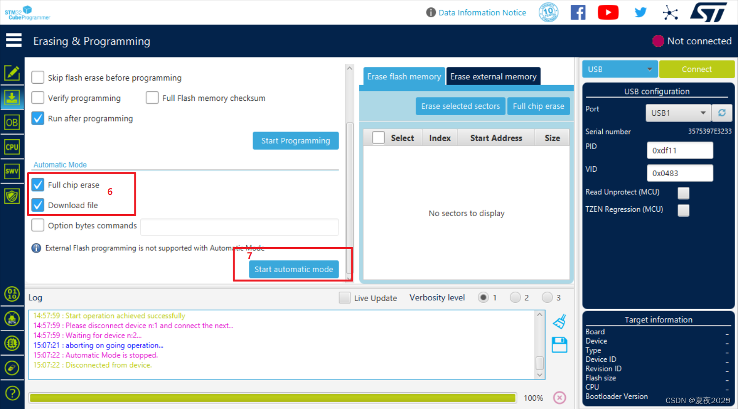 [记录]使用CubeProgrammer通过USB给stm32f407下载程序后，单片器没有启动的问题解决_立创梁山派天空星dfu没用-CSDN博客