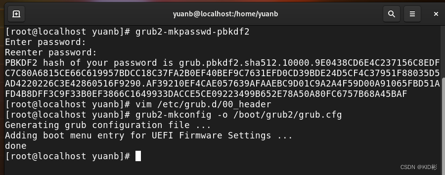 重置root密码两种方式及给GRUB设置密码及加密_设置root密码-CSDN博客