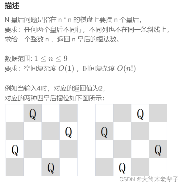 C语言解决n皇后问题n皇后c Csdn博客