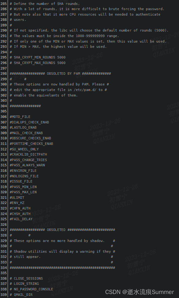 Linux用户配置文件login.defs-CSDN博客