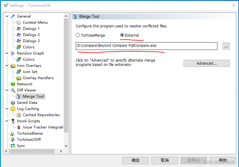 在SVN中使用Beyond Compare 4进行任意版本文件对比_svn对比两个版本-CSDN博客