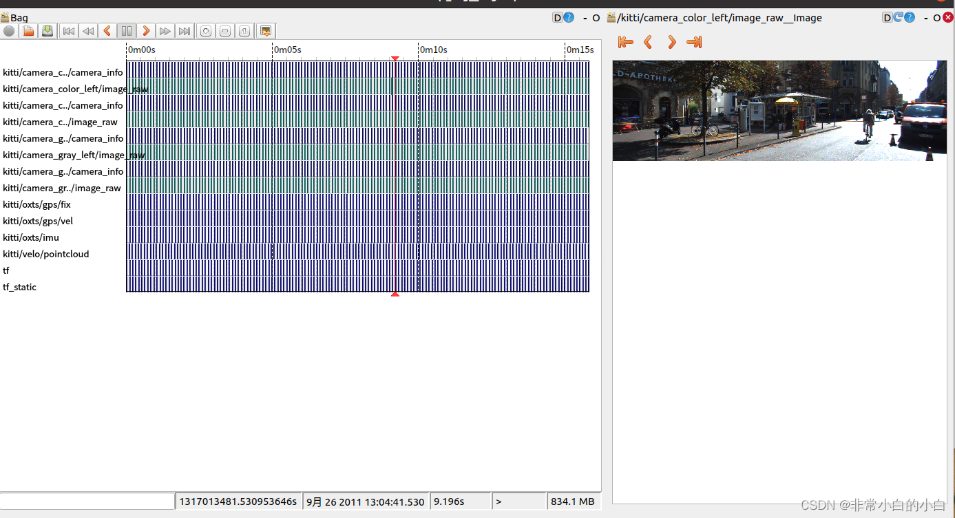 【小白】ROS跑kitti可视化（一）&kitti数据集转换成bag文件_kitti数据集可视化-CSDN博客