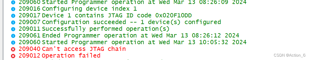 Error: Can‘t access JTAG chain问题解决方法（综合且详细）_error (209040): can't access jtag chain-CSDN博客