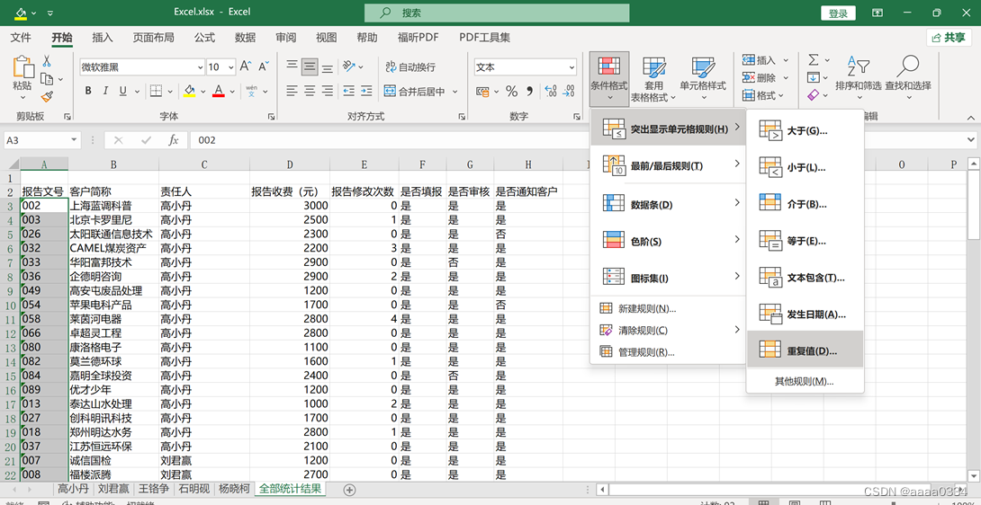 C20 【计算机二级】excel操作题20统计正则明事务所外汇报告完成情况正则明事务所excel Csdn博客 