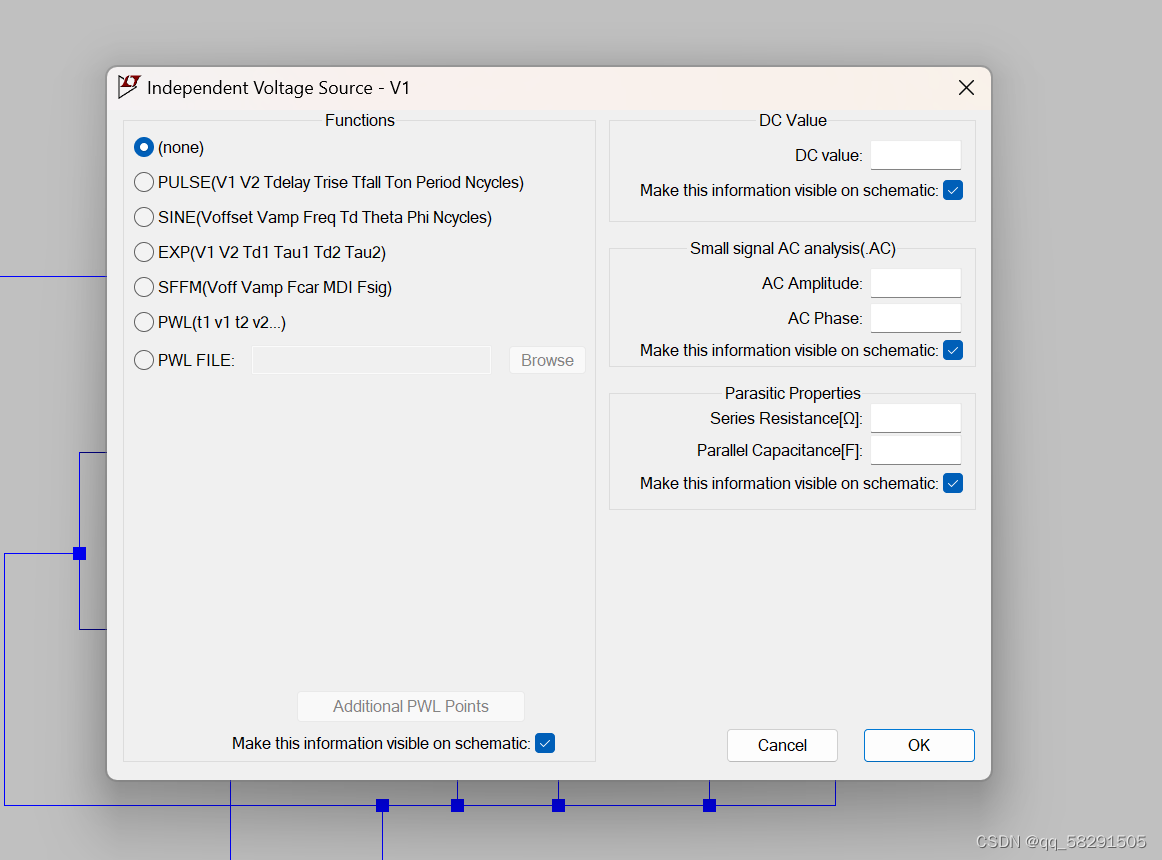 硬件设计学习记录1：利用ltspice软件设计仿真一个ac-dc电路_ltspice ac dc-CSDN博客