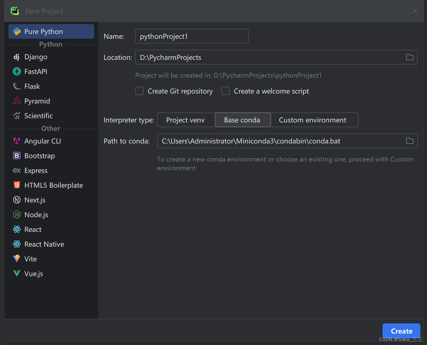 解决在pycharm中导入conda环境时找不到python.exe的问题_pycharm conda python.exe-CSDN博客