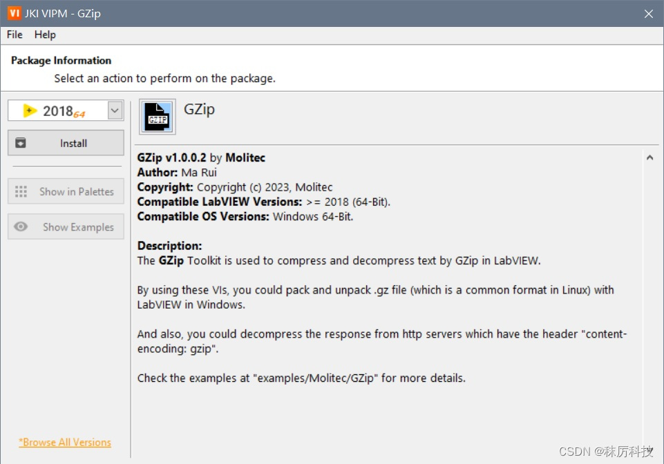 【秣厉科技】LabVIEW工具包——GZip_labview如何将压缩文件解压-CSDN博客