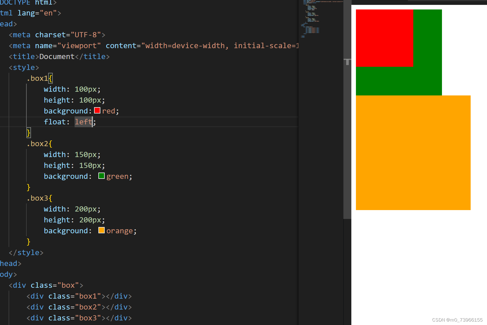 浮动float-CSDN博客