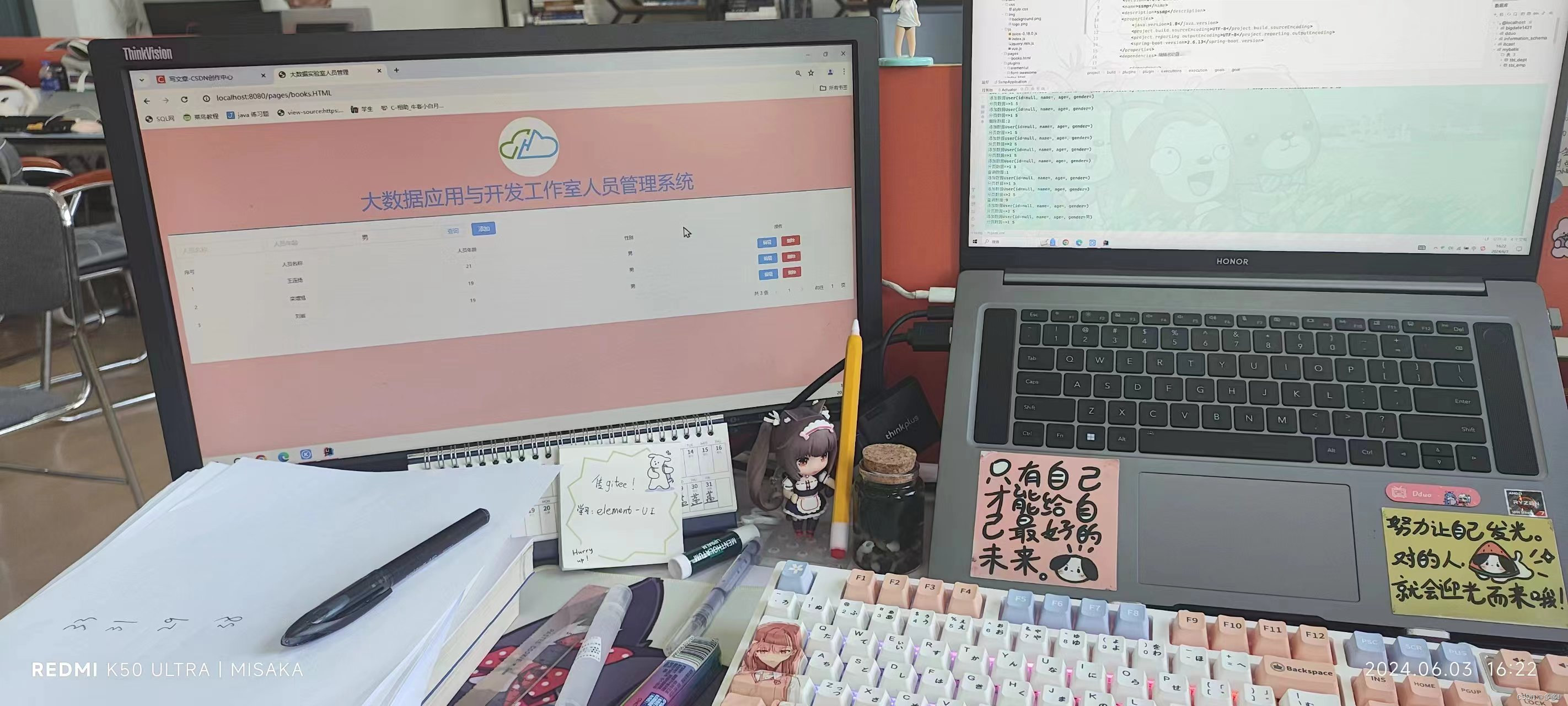 浅浅纪念花一个月完成springbootmybatisspringmvcvue2elementui的前后端交互入门项目基于