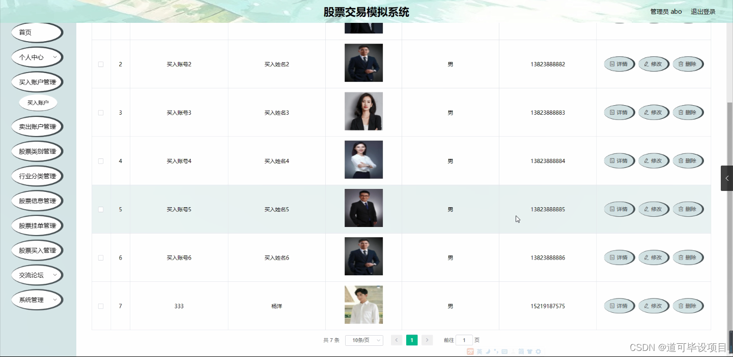 Java计算机毕业设计股票交易模拟系统(附源码springboot开题论文部署)股票卖出交易程序代码 Csdn博客
