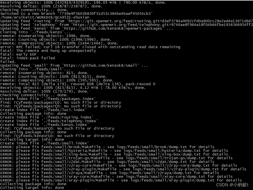 Ubuntu下编译openwrt的过程出错及解决_receipe for target menuconfig failed-CSDN博客
