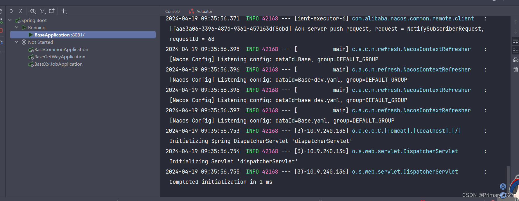 （完美解决）Connection refused: no further information: /127.0.0.1:9848_nacos connection refused: no ...