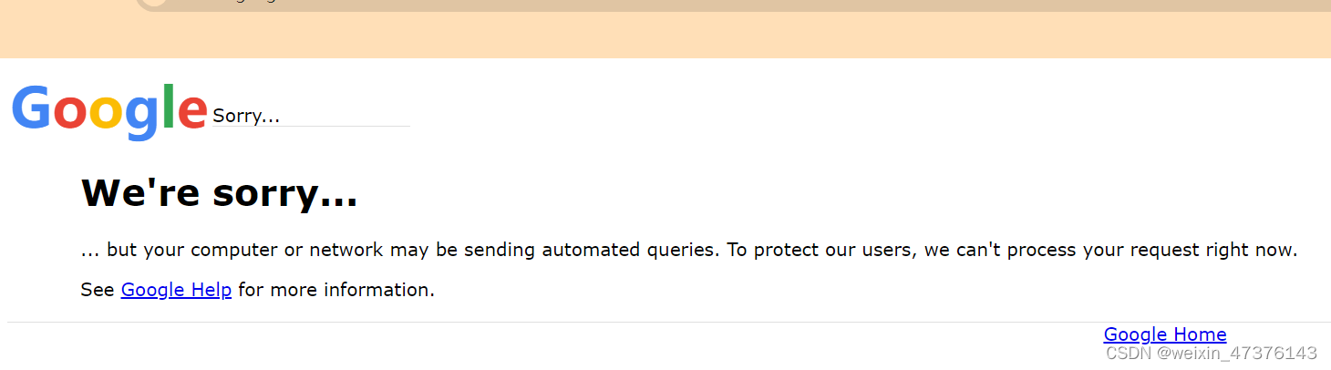 解决Google提示：but your computer or network may be sending automated queries-CSDN博客