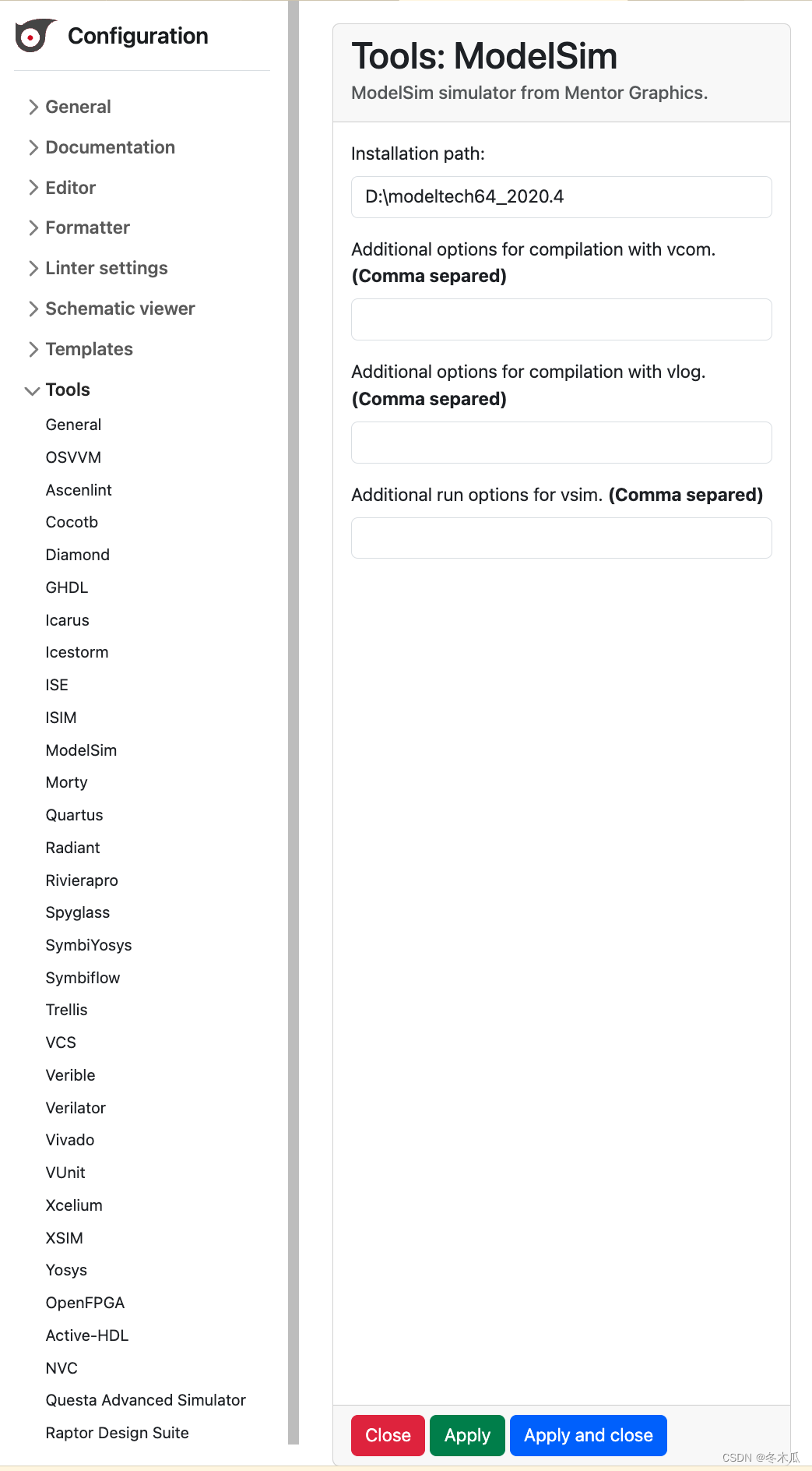 VS Code中，Modelsim与Vivado联合仿真报错误：Failed to open ini file “modelsim.ini“ in read mode._failed to ...