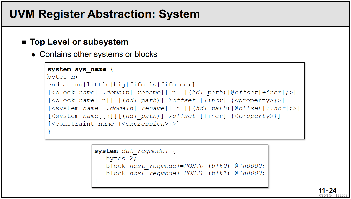 UVM寄存器模型(二) —— ralf文件语法格式-CSDN博客