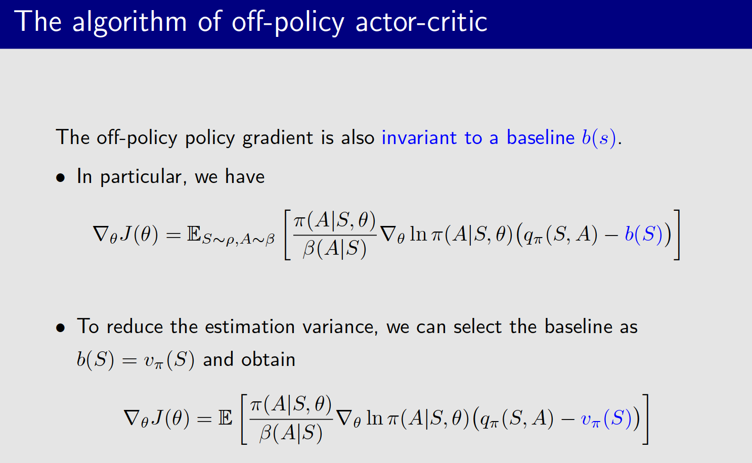 强化学习-赵世钰（十）：Actor-Critic Methods【Advantage Actor-Critic算法（on-policy）】_qac算法-CSDN博客