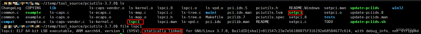 【PCI】lspci & setpci 工具编译及使用_lspci 编译-CSDN博客