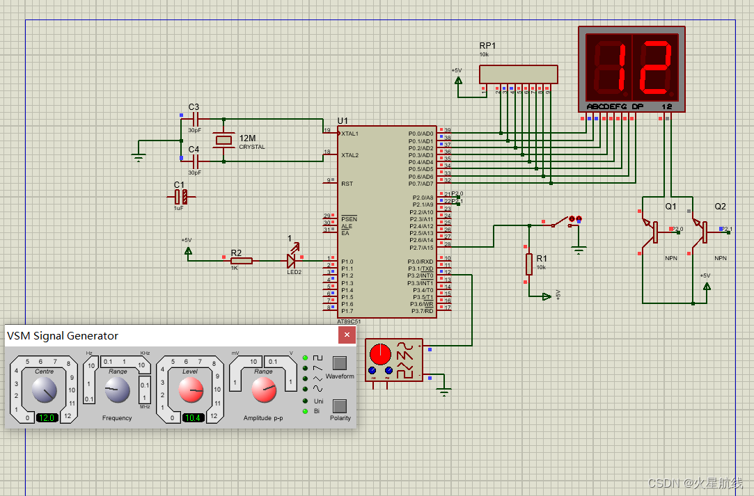 proteus仿真的信号发生器简单使用_proteus信号发生器-CSDN博客