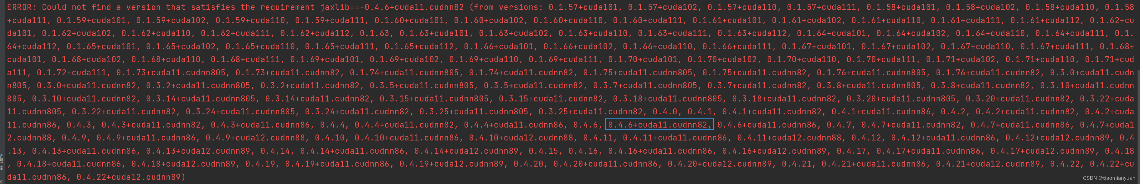 JAX安装过程中遇到的各种坑-CSDN博客