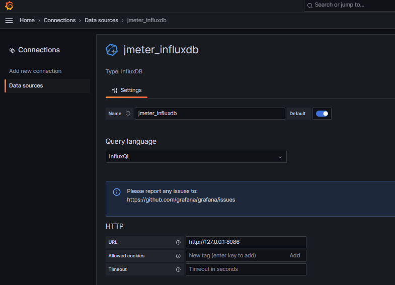 干货！Jmeter+influxdb+grafana轻松实现性能压测结果实时监控_grafana+jmeter+influxdb 性能实时监控平台-CSDN博客
