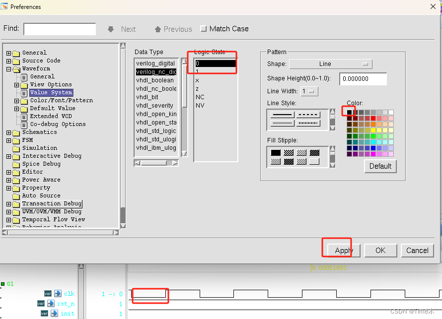 verdi波形颜色以及背景配置_verdi改变波形颜色-CSDN博客