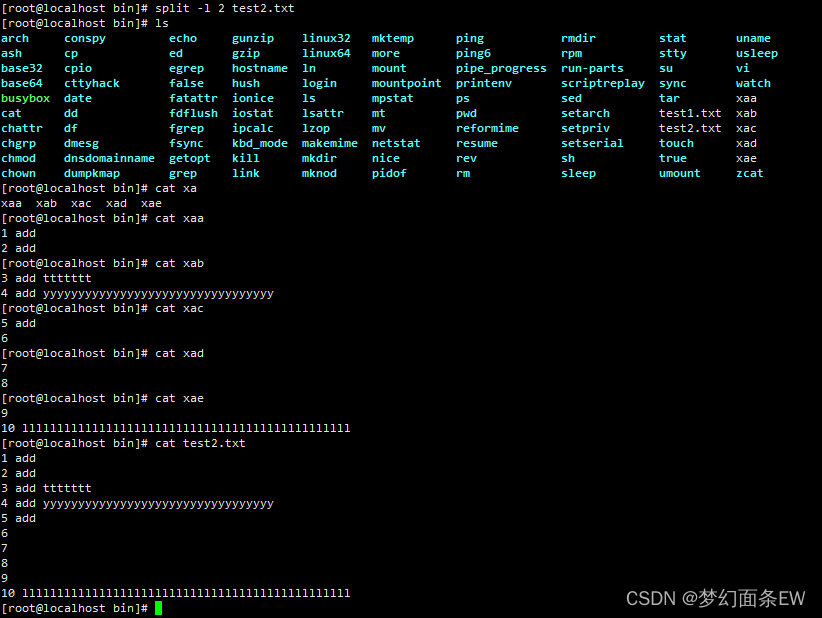 【busybox记录】【shell指令】split_linux shell split-CSDN博客