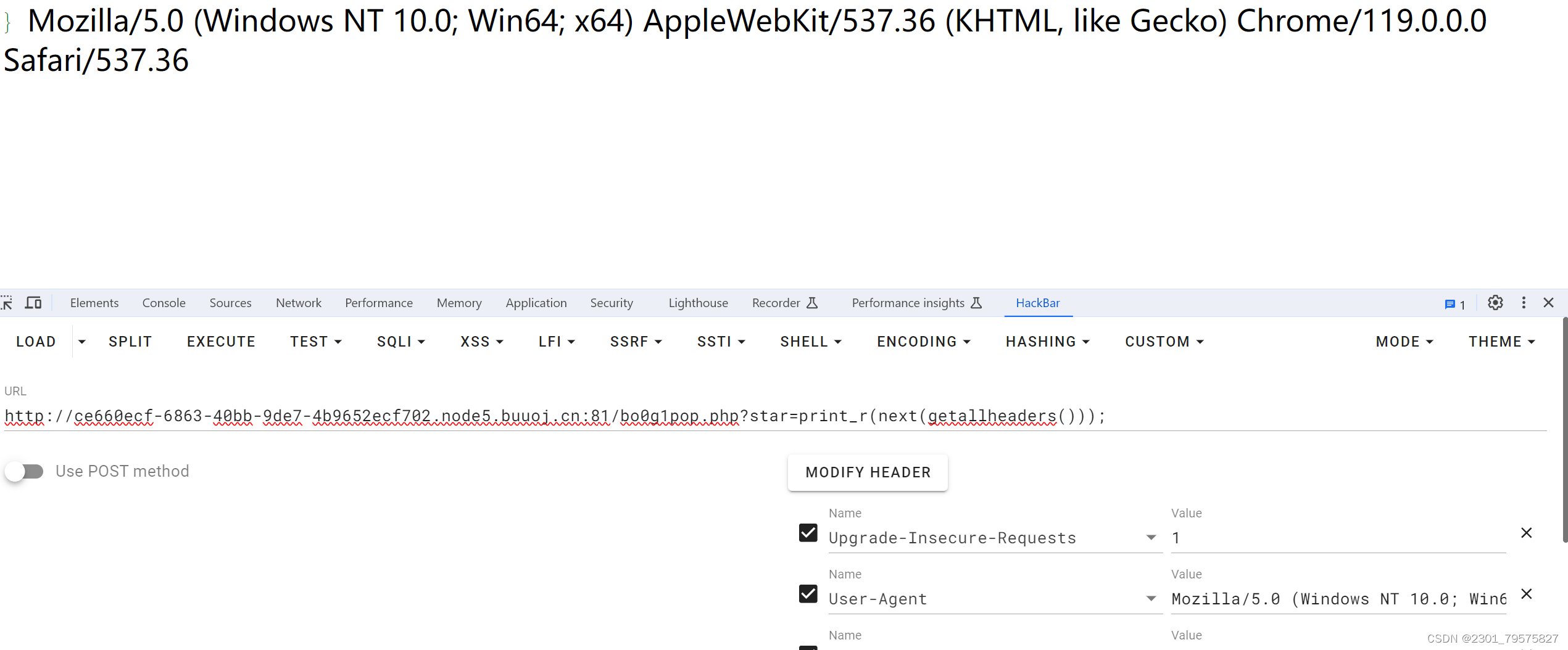 [NewStarCTF 2023 公开赛道]R!!C!!E!!(无参RCE)_[newstarctf 2023 公开赛道]r!!!c!!!e!!!-CSDN博客