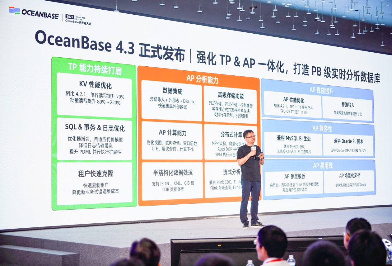 OceanBase 4.3发布：打造PB级实时分析数据库，可实现秒级实时分析-CSDN博客
