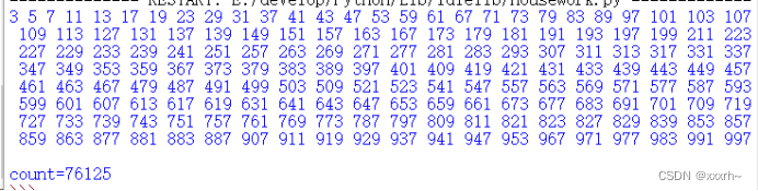 Python 控制语句（2）用python编写一段代码输出1000以内的素数以及这些素数之和素数是指除了1和该数本 Csdn博客 