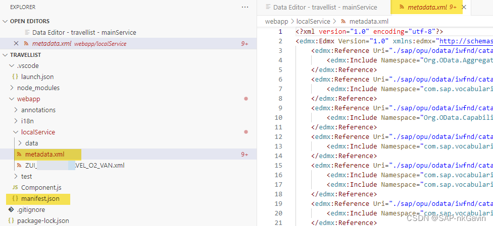 SAP Business Application Studio(BAS)中Mock Server, Layout Editor ...
