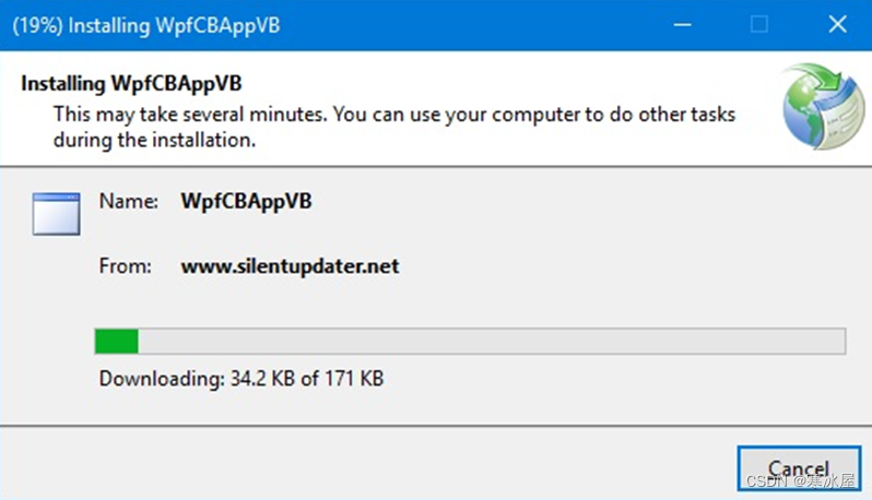 在C#&VB中Winform & WPF的安静ClickOnce安装程序_wpf clickonce-CSDN博客