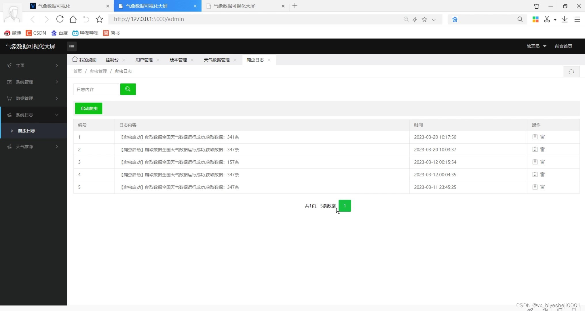 Python天气气象数据采集分析可视化系统 计算机毕业设计 Flask框架大屏 基于python的天气数据采集与可视化分析系统设计与实现 Csdn博客