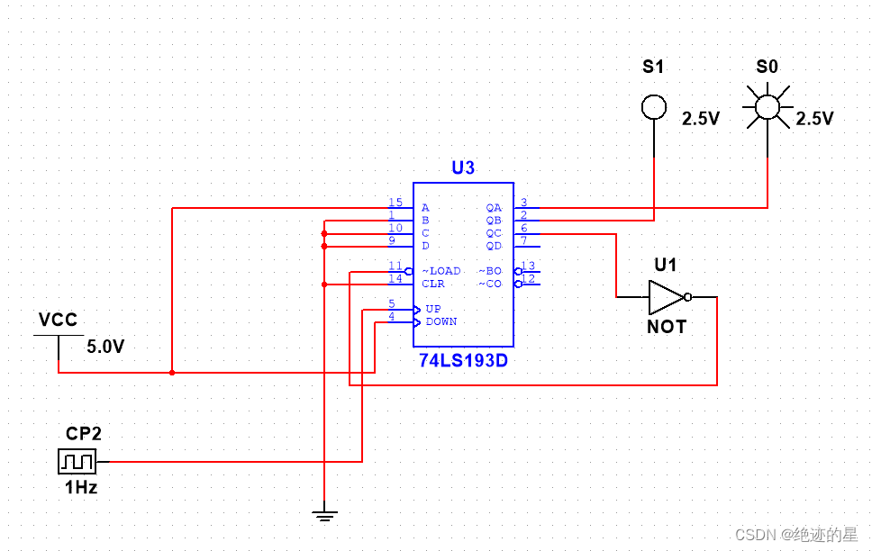 数字逻辑实验:彩灯控制电路_4路彩灯控制器74ls194-CSDN博客