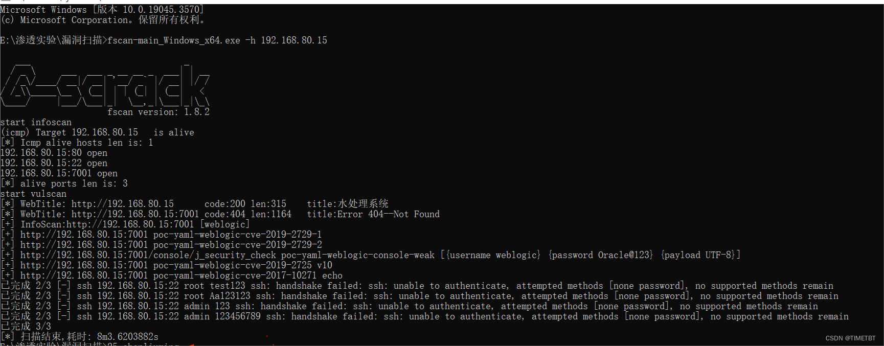 漏洞扫描技术_fscan 永恒之蓝-CSDN博客